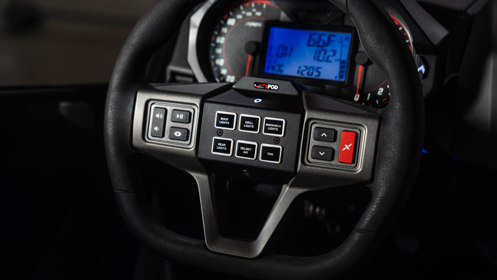 Polaris RZR Pro R SourceLT Mini6 Steering Wheel Kit - 4x4 sPod