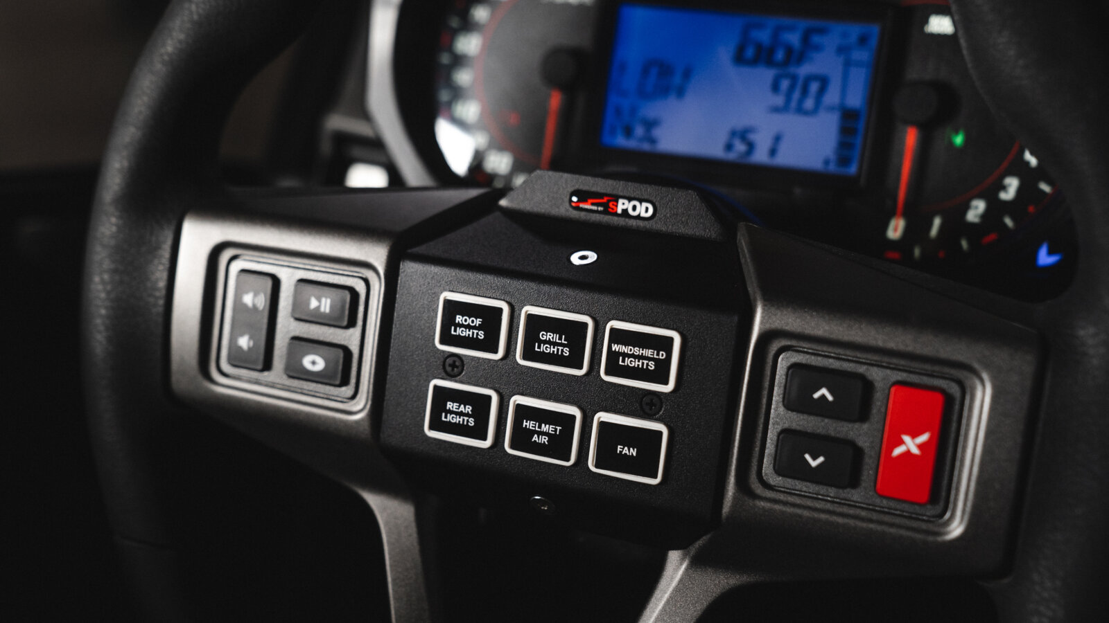 Polaris RZR Pro R SourceLT Mini6 Steering Wheel Kit - 4x4 sPod