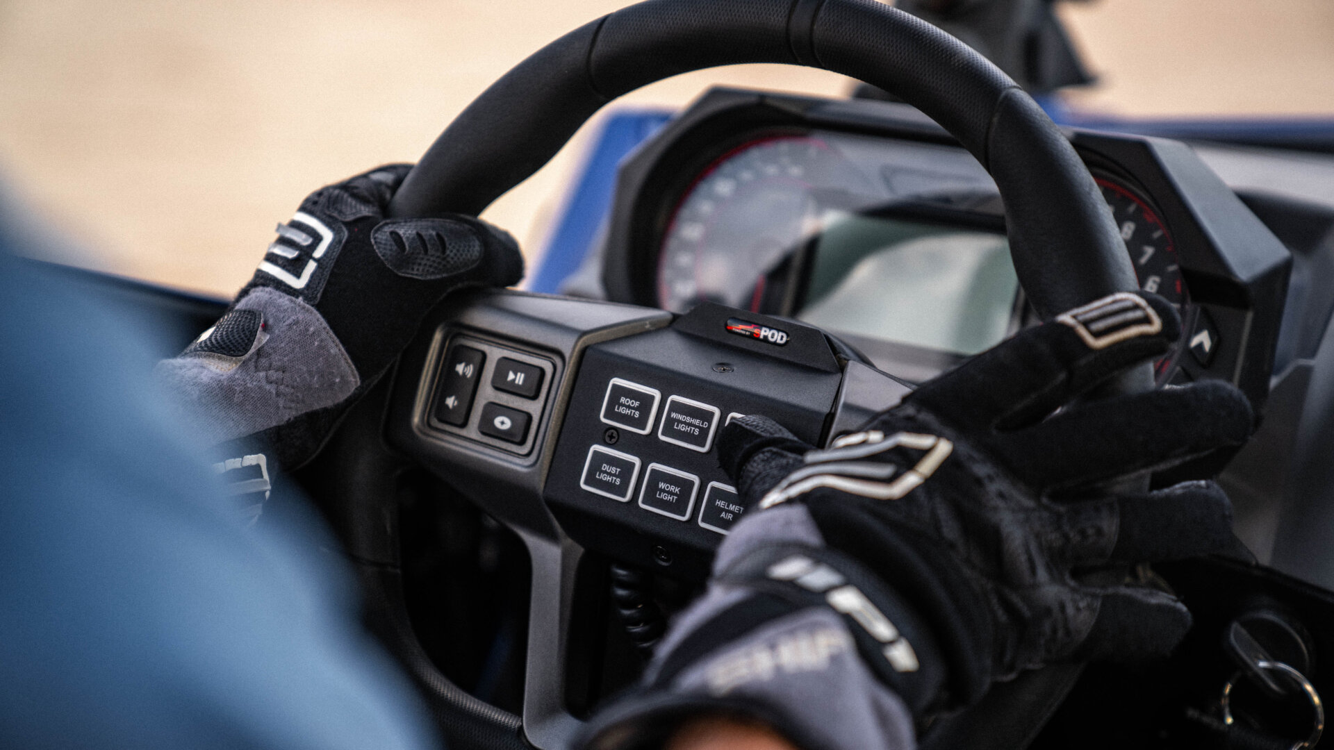 Polaris RZR Pro R SourceLT Mini6 Steering Wheel Kit - 4x4 sPod